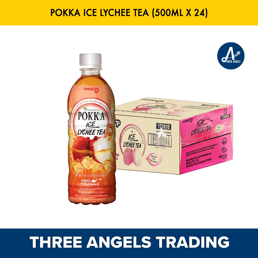 Pokka Ice Lychee Tea (500ml x 24) | Shopee Singapore