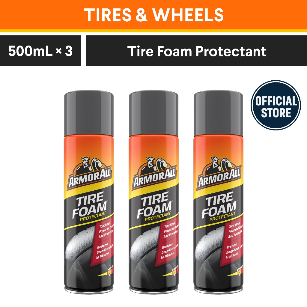 [Bundle of 3] Armor All Tire Foam 500ml | Shopee Singapore