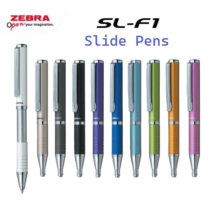 Zebra Slide Pen SLF1 0.7mm (Blue Ink) | Shopee Singapore