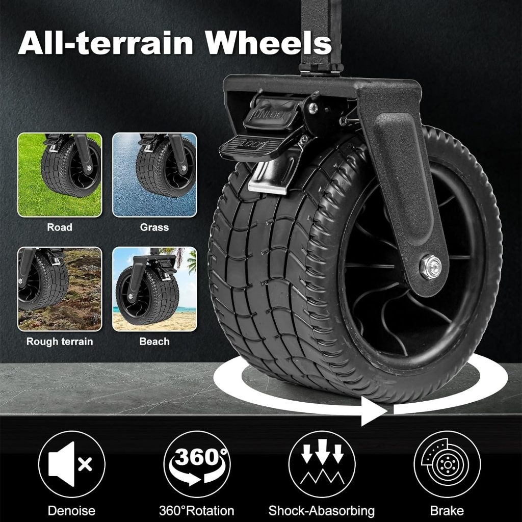 SG🔥 [READY STOCK] NEW Heavy Duty Trolley Foldable Trolley With Table ...