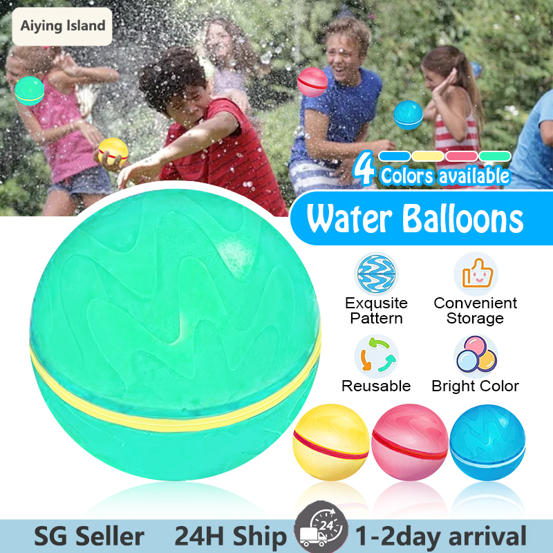 【SG】Magnetic Water Ball / Automatic Self-Sealing Reusable Water Balloon ...