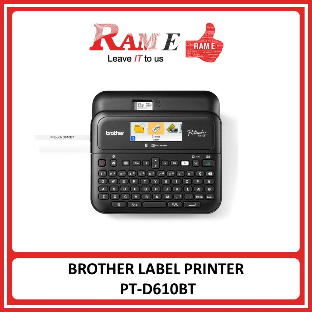 Brother PT-D610BT Portable Label Printer | Shopee Singapore