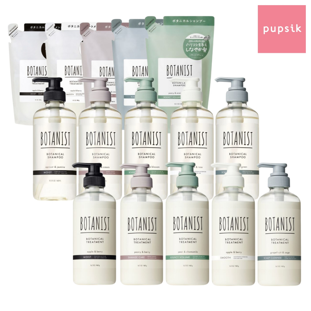 Botanist Botanical Shampoo / Treatment Conditioner Bottle/Refill (20 Types) | Shopee Singapore