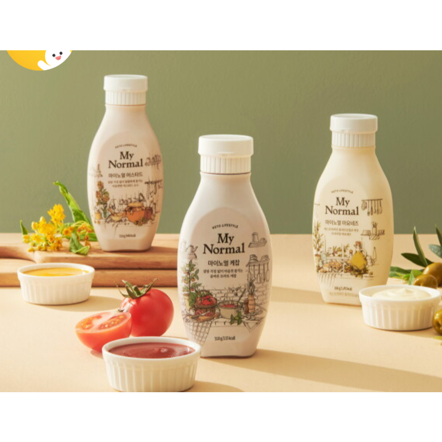 [My Normal] Mortgage Sauce 3 Types (Ketchup 310g , Mustard 310g, Mayo 260g) | Shopee Singapore