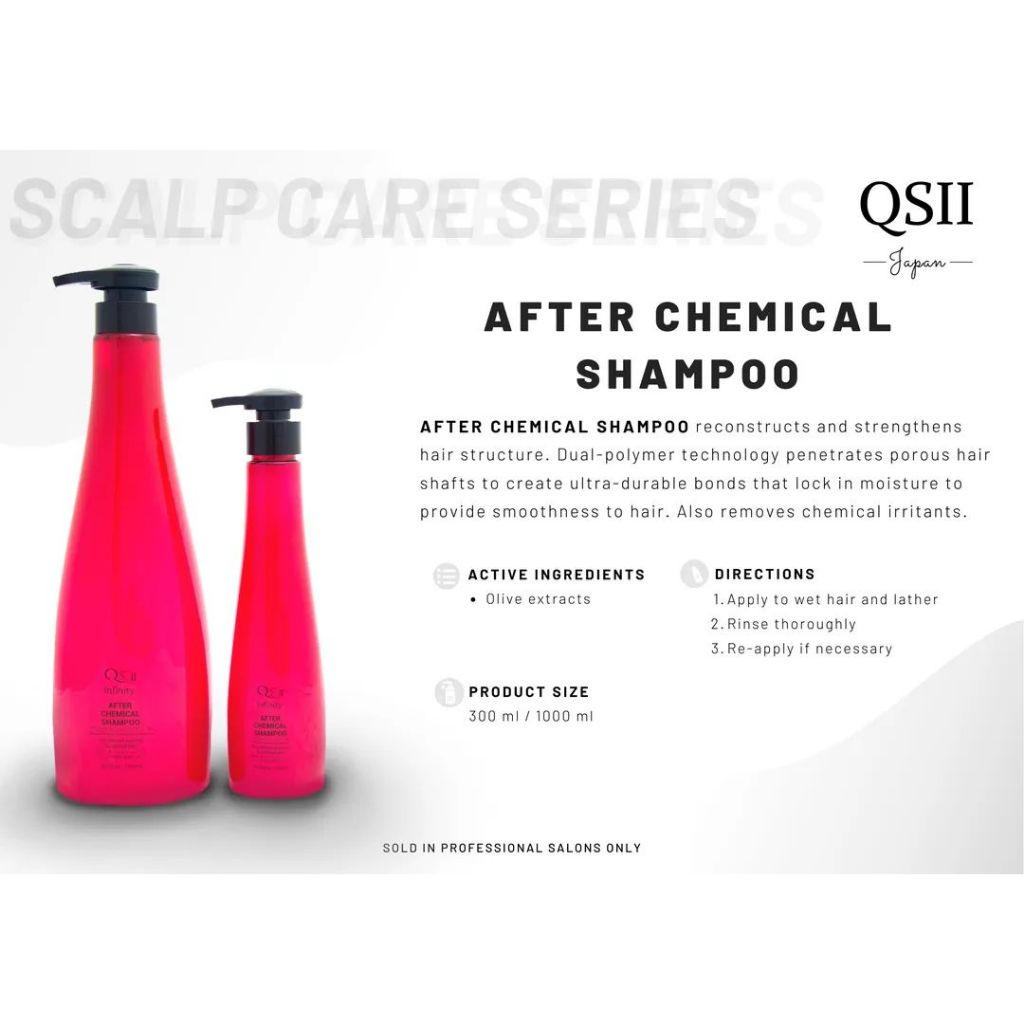 QSII Infinity After Chemical Shampoo 300ml/1Liter | Shopee Singapore