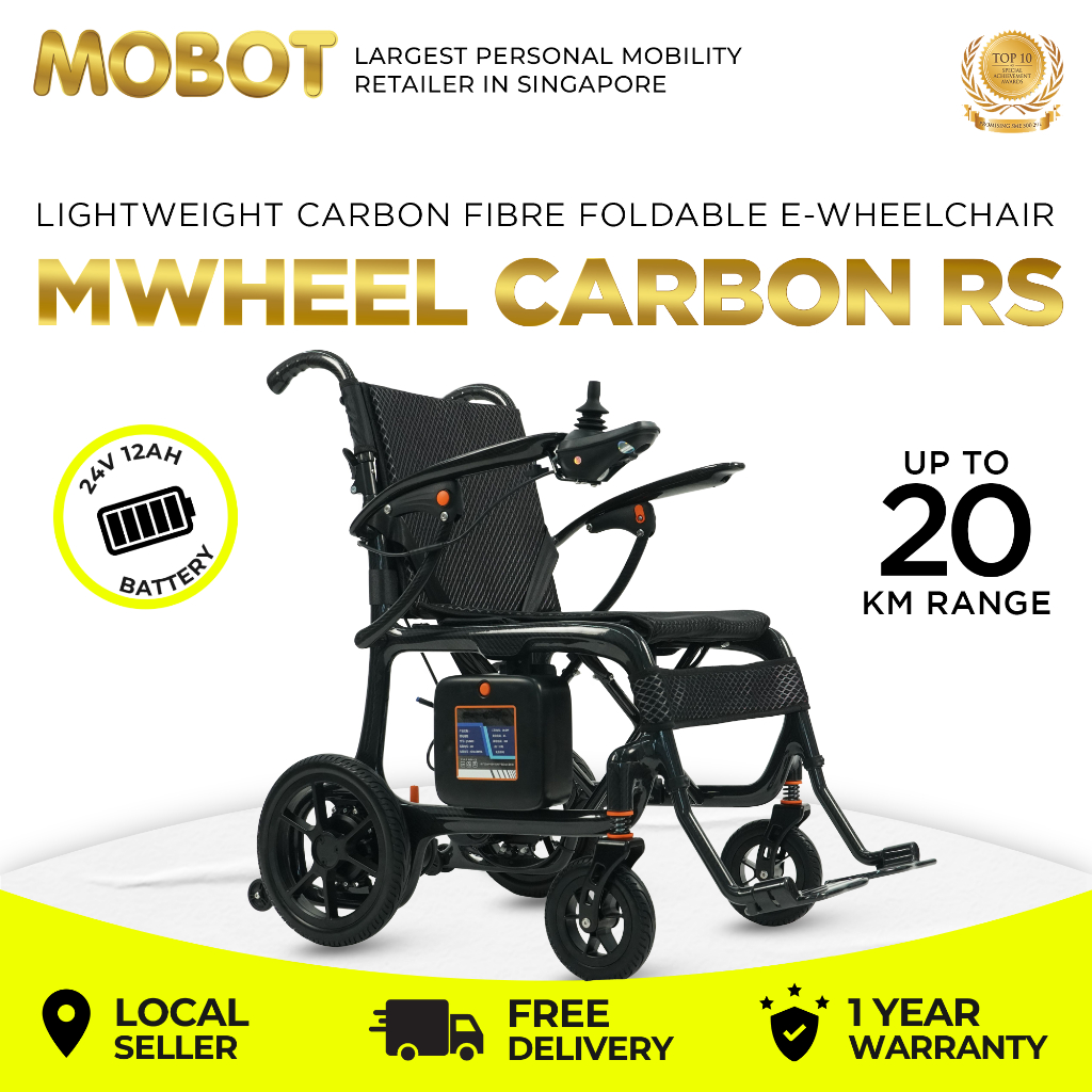 MOBOT SG OFFICIAL | MWheel Carbon RS Motorised Electric Wheelchair ...