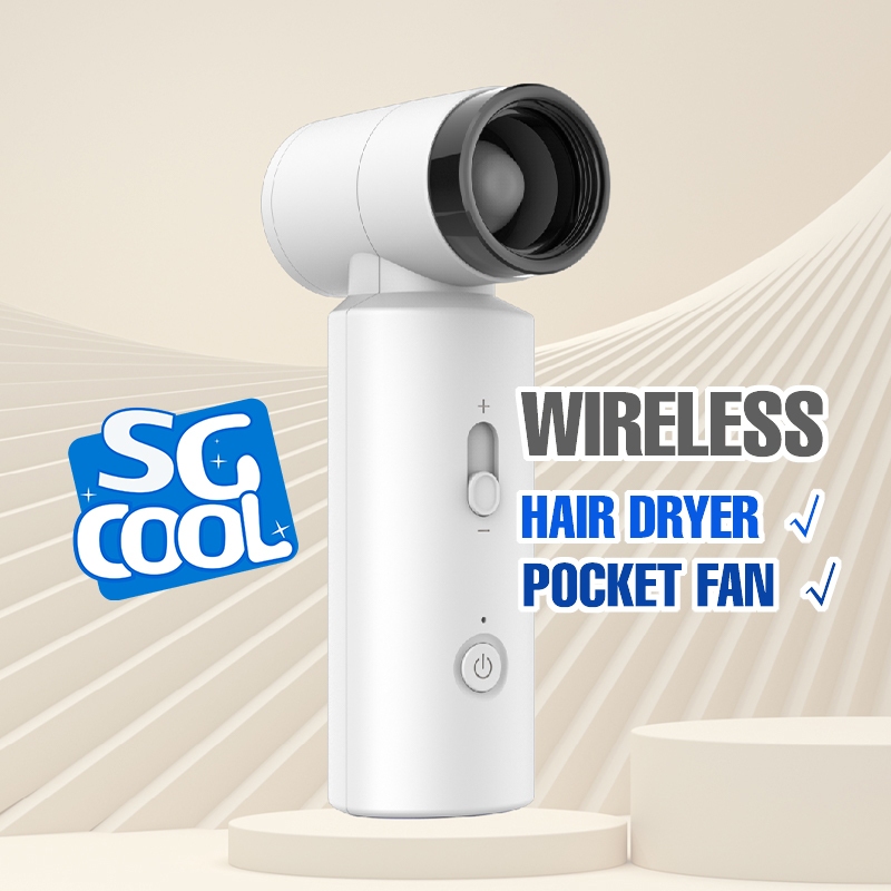 [Local Stock] Pocket Jet Fan Wireless Strong Wind Outdoor BBQ Handheld ...