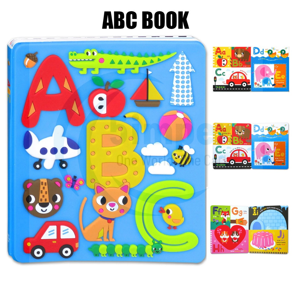 [SG] ABC Book / Silicon Cover / Alphabet Board Book /Baby Toddler ...