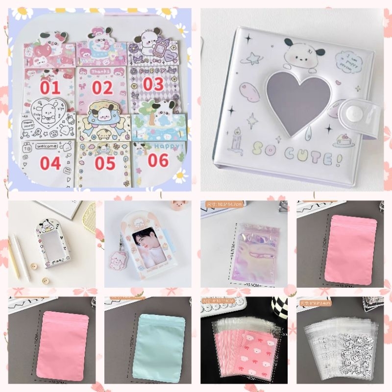 Idol, photo holder album, storage of photocard, packaging material, opp ...