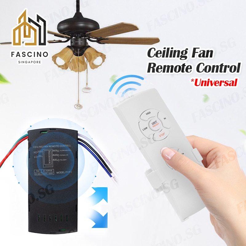 【SG】Smart Universal Ceiling Fan Remote Control 3-Speeds & Timings ...
