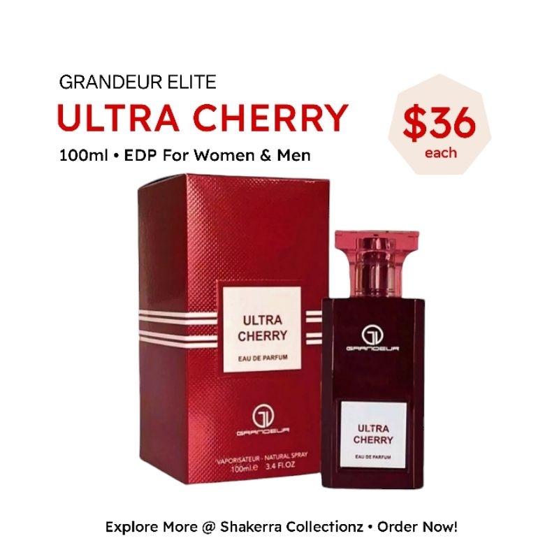 Ultra Cherry EDP by Grandeur Elite (Perfume) | Shopee Singapore
