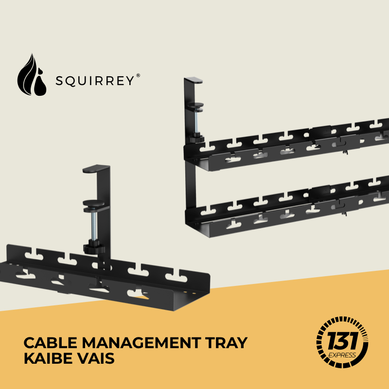 Squirrey Kaibe VAIS Clamp Cable Management Tray [Multiple Cable Slot ...
