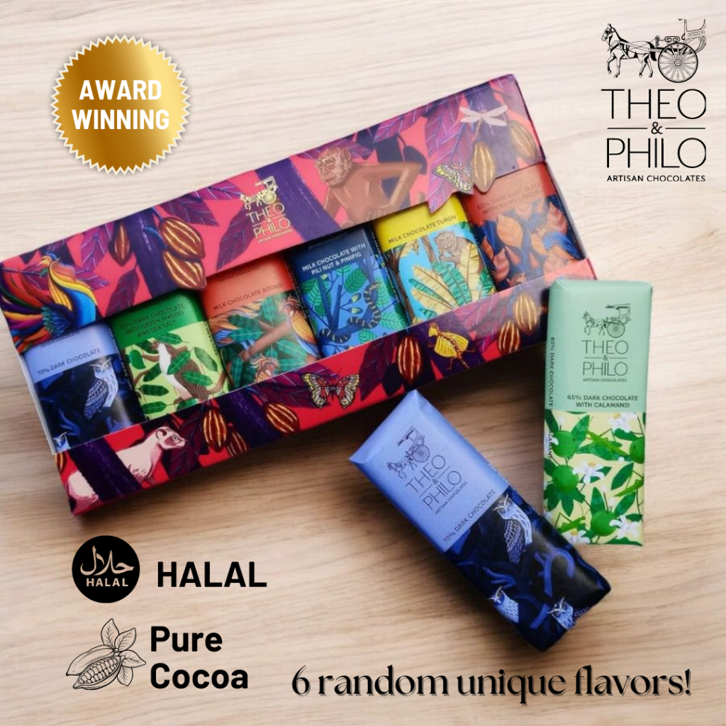 [SAMPLER PACK] Theo and Philo Mini Sampler Chocolate Box (HALAL ...