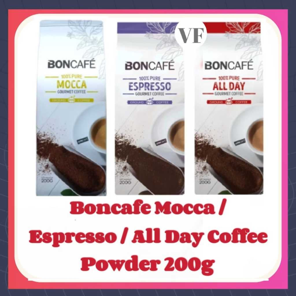 Boncafe Mocca / Espresso / All Day Gourmet Coffee Powder 200g | Shopee Singapore
