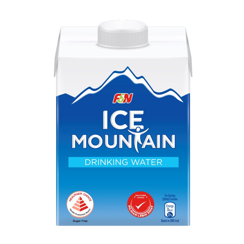 ICE MOUNTAIN Drinking Water Tetra Pack 500ML x 12/24 | Shopee Singapore
