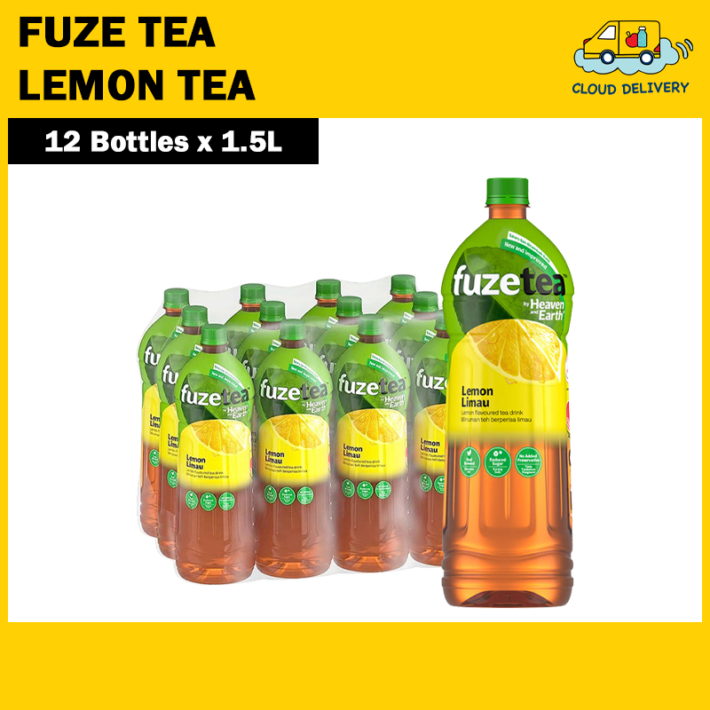 Fuze Tea Ice Lemon Tea Bottle (12 x 1.5L) - Expiry 14 Jan 2026 | Shopee ...
