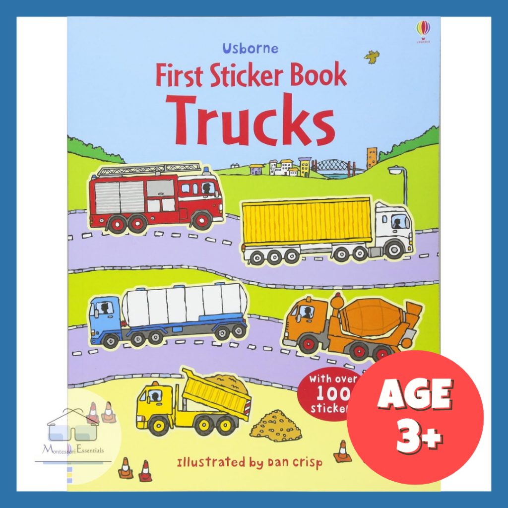 (Trucks) Usborne First Sticker Book Kids Sticker Books Children ...