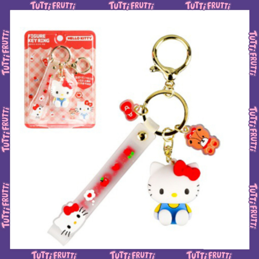 [Sanrio] Hello Kitty Figure Keyring | Hello Kitty Charm Hello Kitty ...