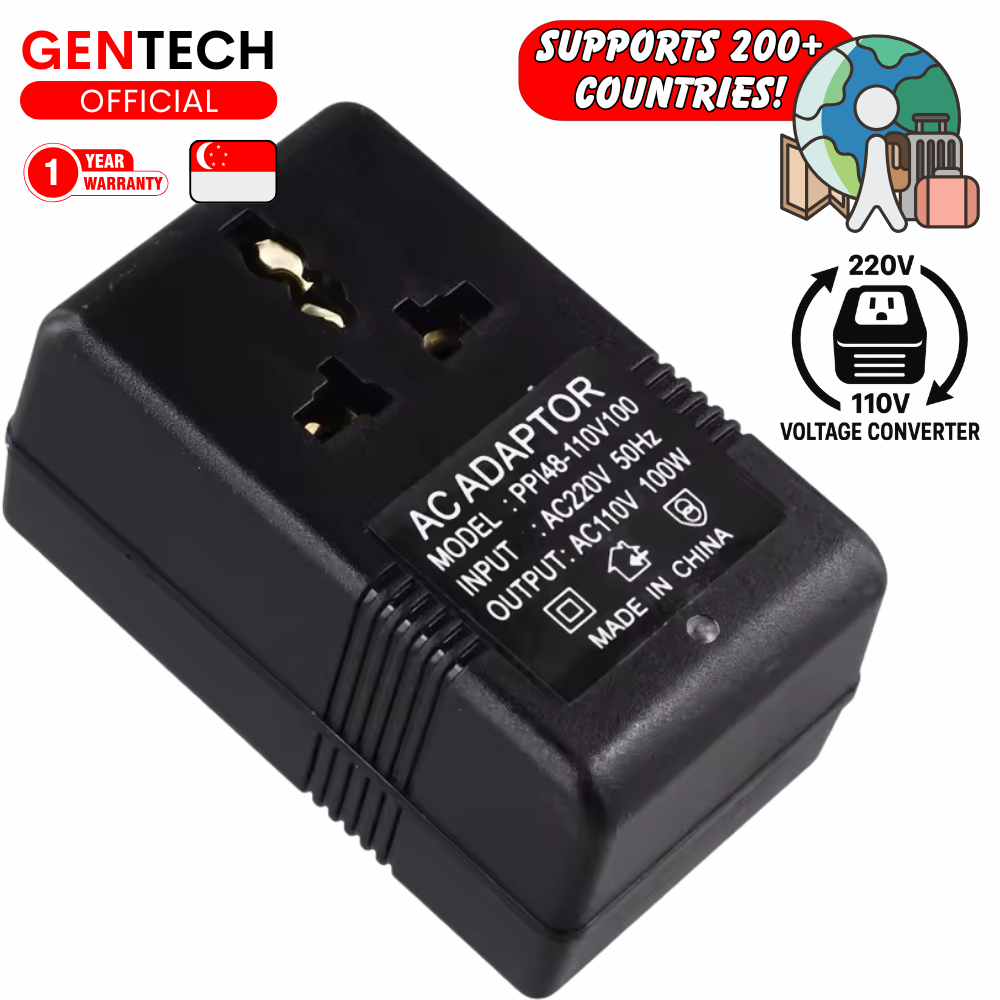 SG GENTECH 100W Voltage Converter Transformer Step Up and Down 110V ...