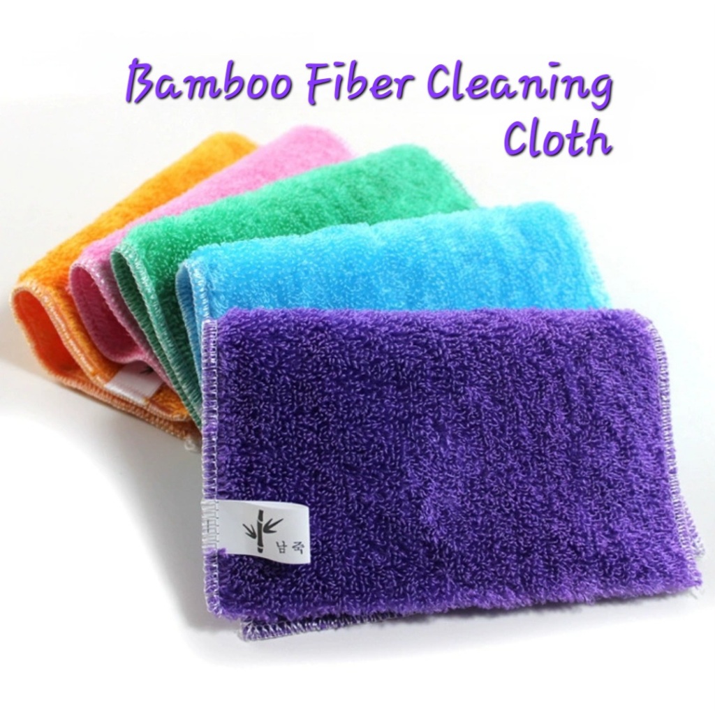 Bamboo Fiber Cleaning Cloth Magic Efficient Anti-Grease Washing Towel ...