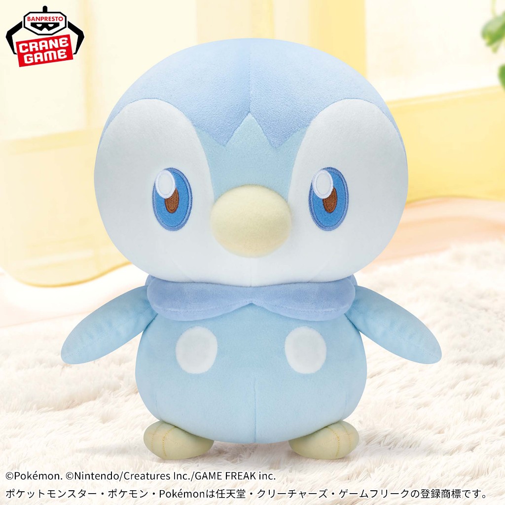 30CM BIG Japan Bandai Pokepeace Pokemon Peaceful Place Piplup Pochama ...
