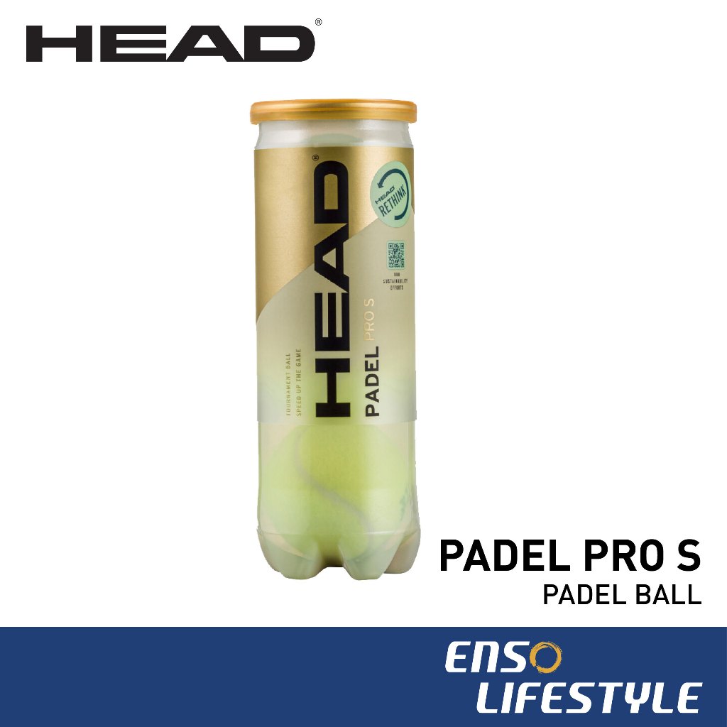 HEAD Padel Ball - PADEL PRO S (3 Balls) [Enso Lifestyle] | Shopee Singapore