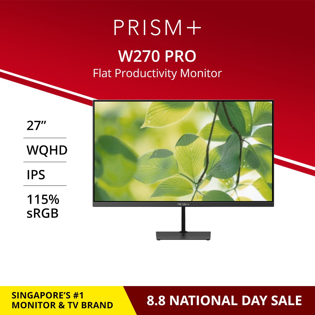 PRISM+ W270 PRO | 27" 100Hz WQHD [2560 x 1440] IPS 115% sRGB ...