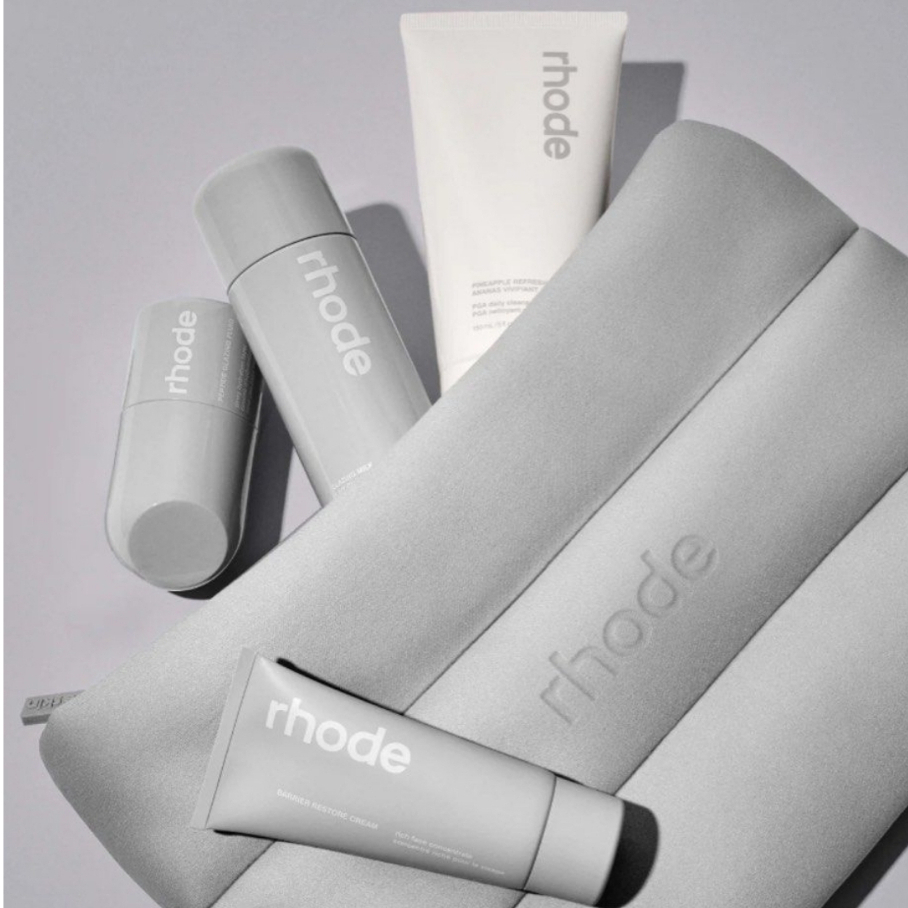 Rhode Kit Cleanser Toner Gel Serum Moisturizer Peptides Ceramides ...