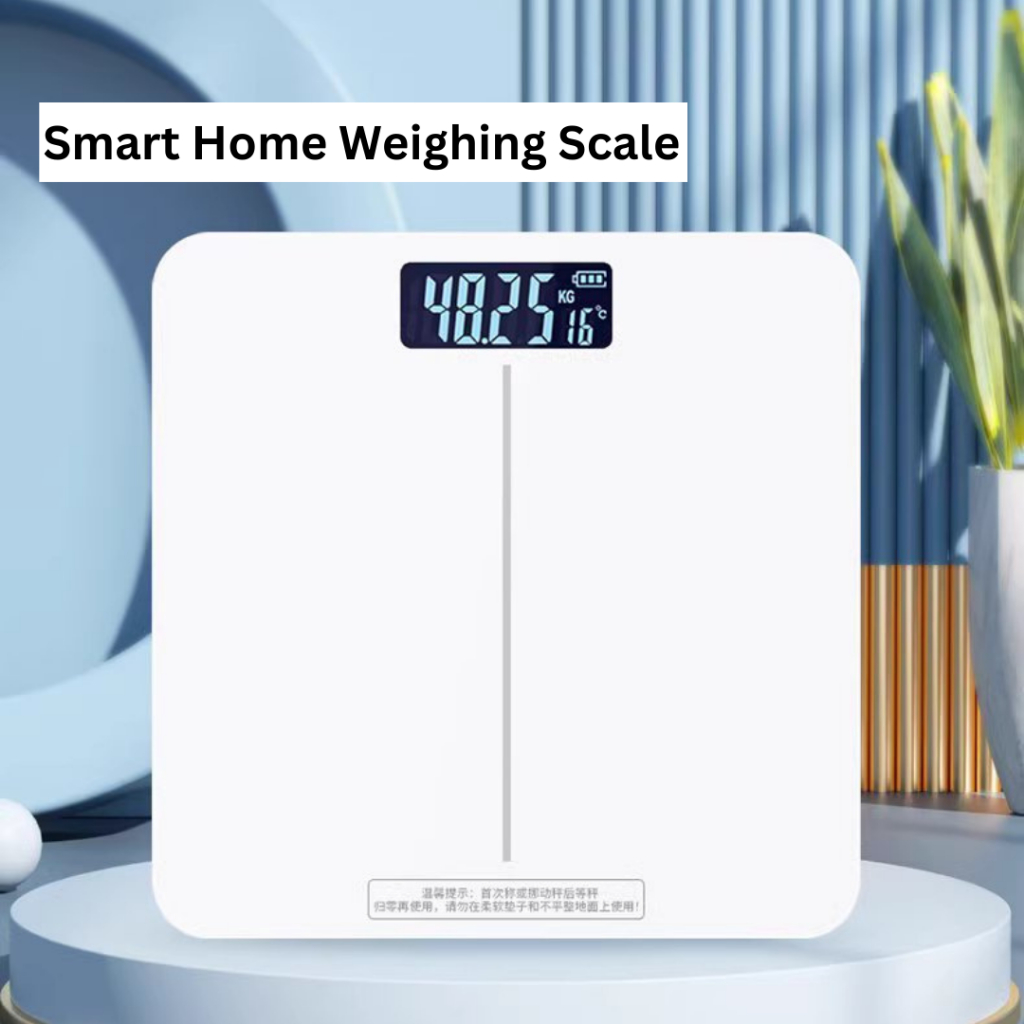 Digital Body Weighing Scale Smart LCD Display USB Type C Charging ...