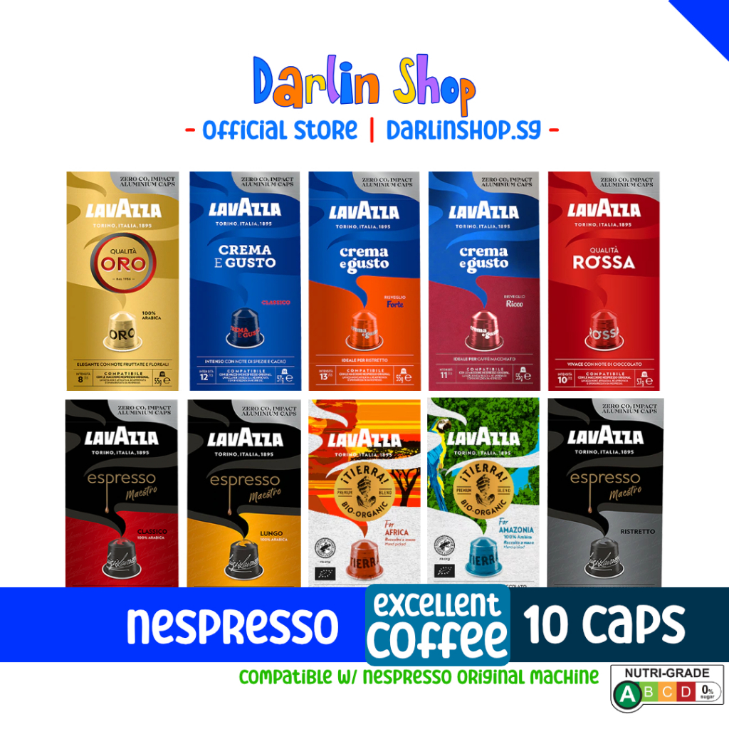 Lavazza Nespresso Compatible Capsule, 1 box = 10 caps | Shopee Singapore