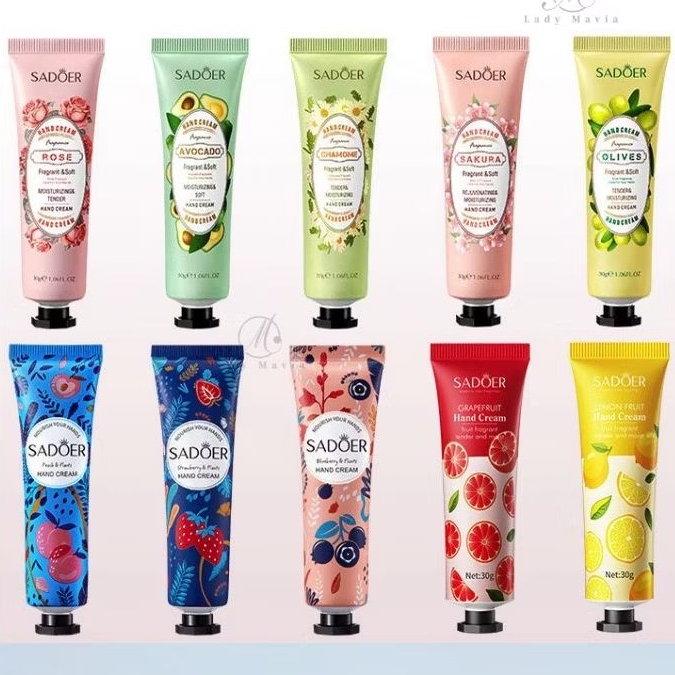 SADOER Perfumes Moisturizing Hand Cream 30g | Shopee Singapore