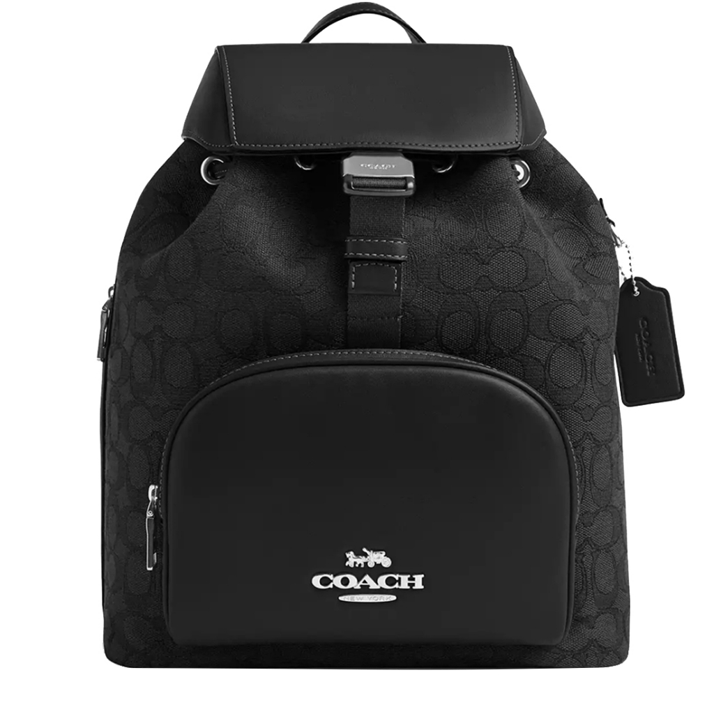 Coach Pace Large Backpack Bag In Signature Jacquard in Black CT812 ...