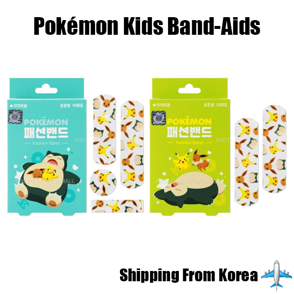 [Pokémon] Fashion Kids Band-Aids Plaster Bandages 16 sheets per box ...