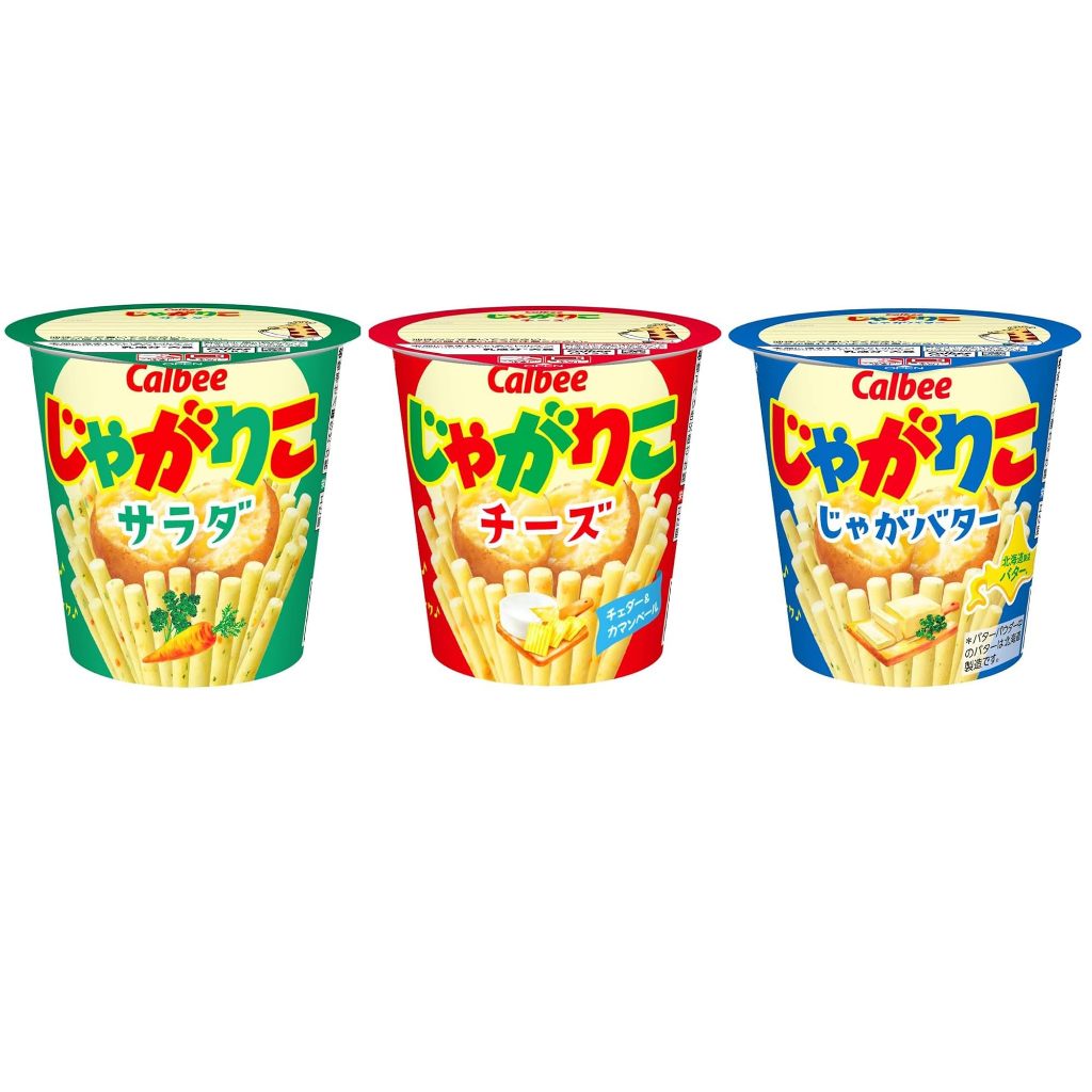 Jagariko Japan Calbee Assorted Flavour fries chips snack cup butter ...