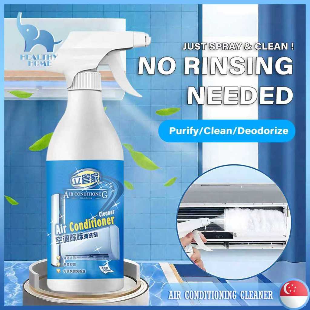 💕SG Stock💕450ml Air Conditioner Cleaner Foam Spray Disinfectant ...