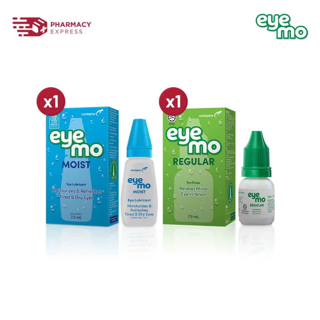 Eye Mo Eye Drops Moist and Regular 7.5ml (Bundle Deal) | D-fair Pharma ...