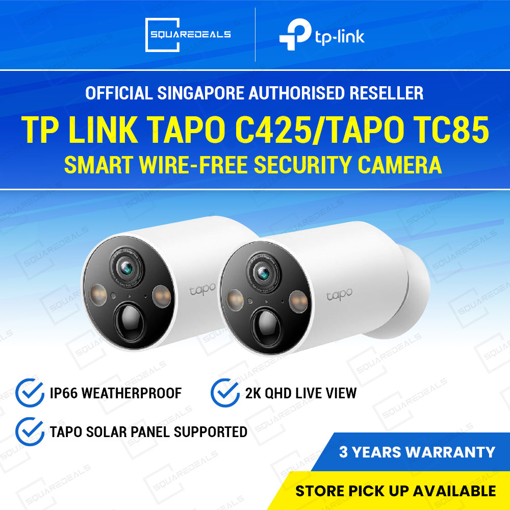 TP LINK Tapo C425 TC85 Smart Wire-Free Security Camera | Shopee Singapore
