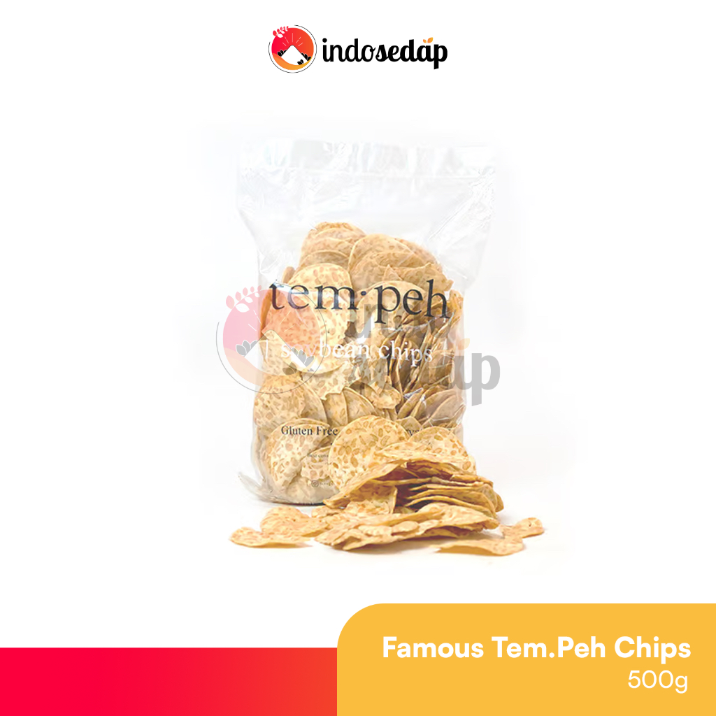 Famous Tempeh Soybean Chips (tem.peh) - 500g | Shopee Singapore