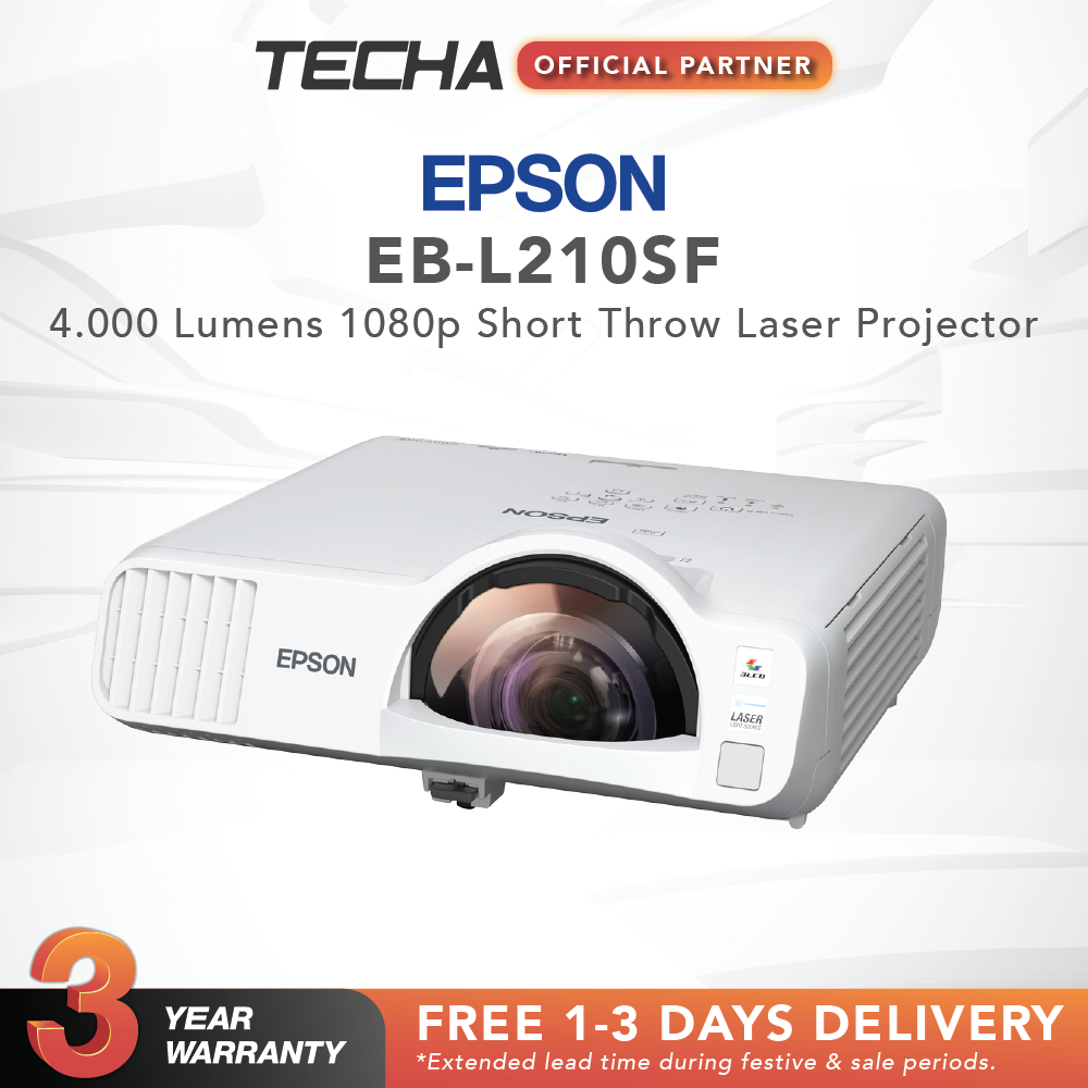 Epson EB-L210SW | 4.000 Lumens | WXGA Short Throw Laser Projector ...