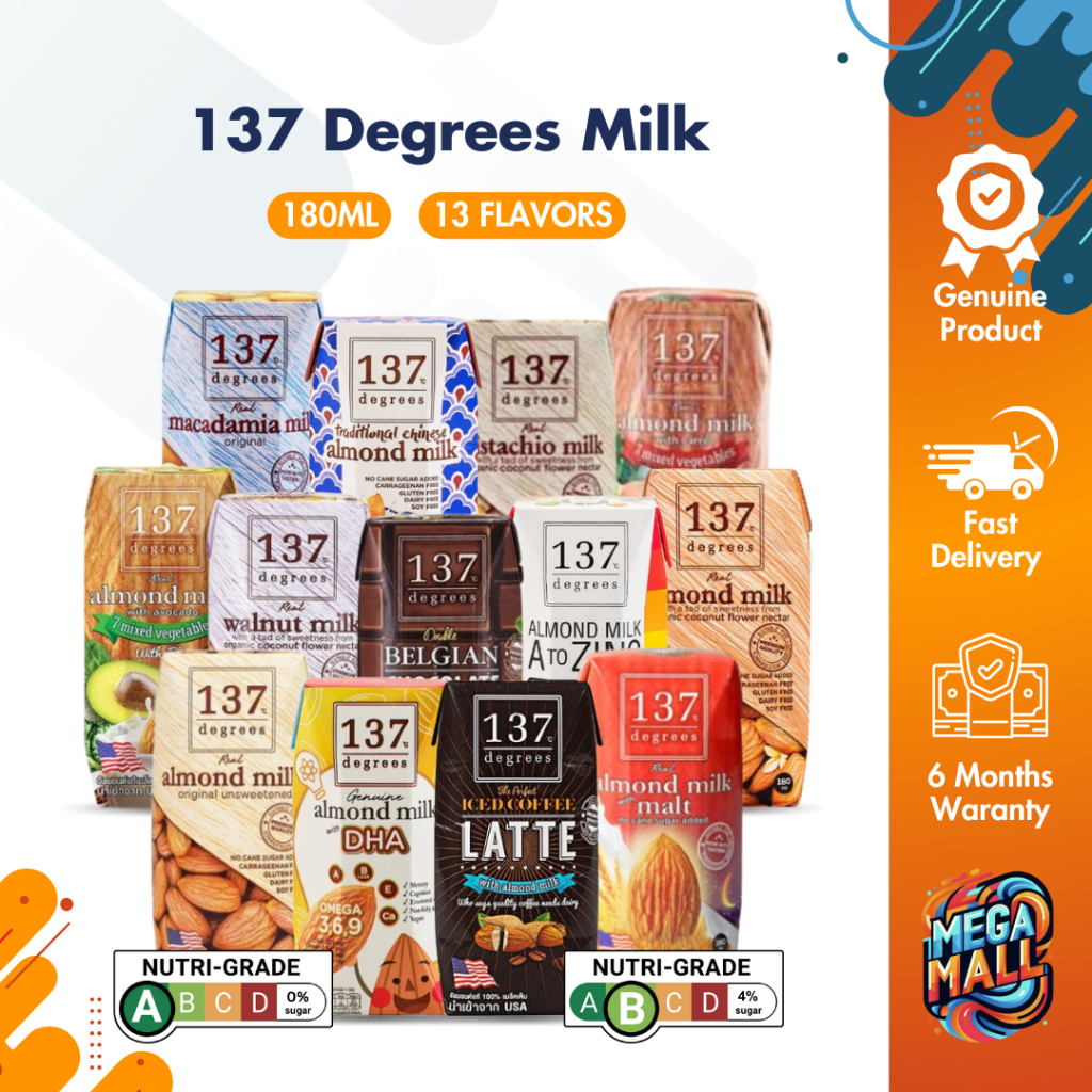 137 Degrees Milk 180ml - Natural, Healthy, Delicious | Shopee Singapore