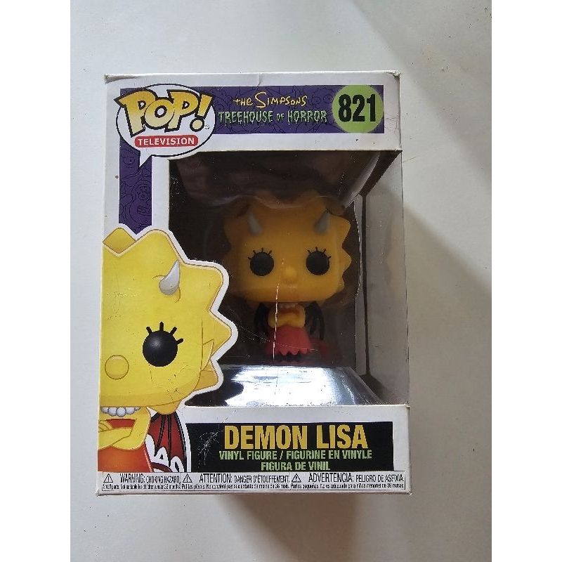 FUNKO POP! THE SIMPSONS TREEHOUSE OF HORROR #821 DEMON LISA FIGURE MIB ...