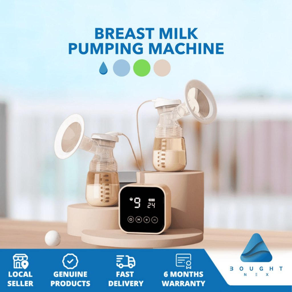 Breast Milk Pumping Machine Beige Compact Efficient Comfortable Silent ...