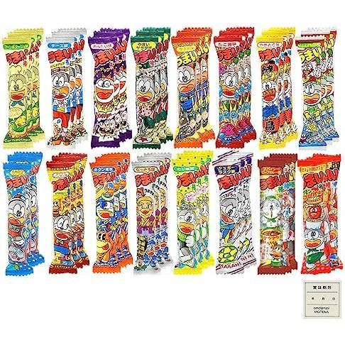 Japan Yaokin Umaibo Assortment 16 Popular Types (Tokyo Limited Cinnamon ...