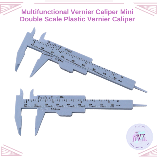 Multifunctional Vernier Caliper Mini Double Scale Plastic Vernier ...