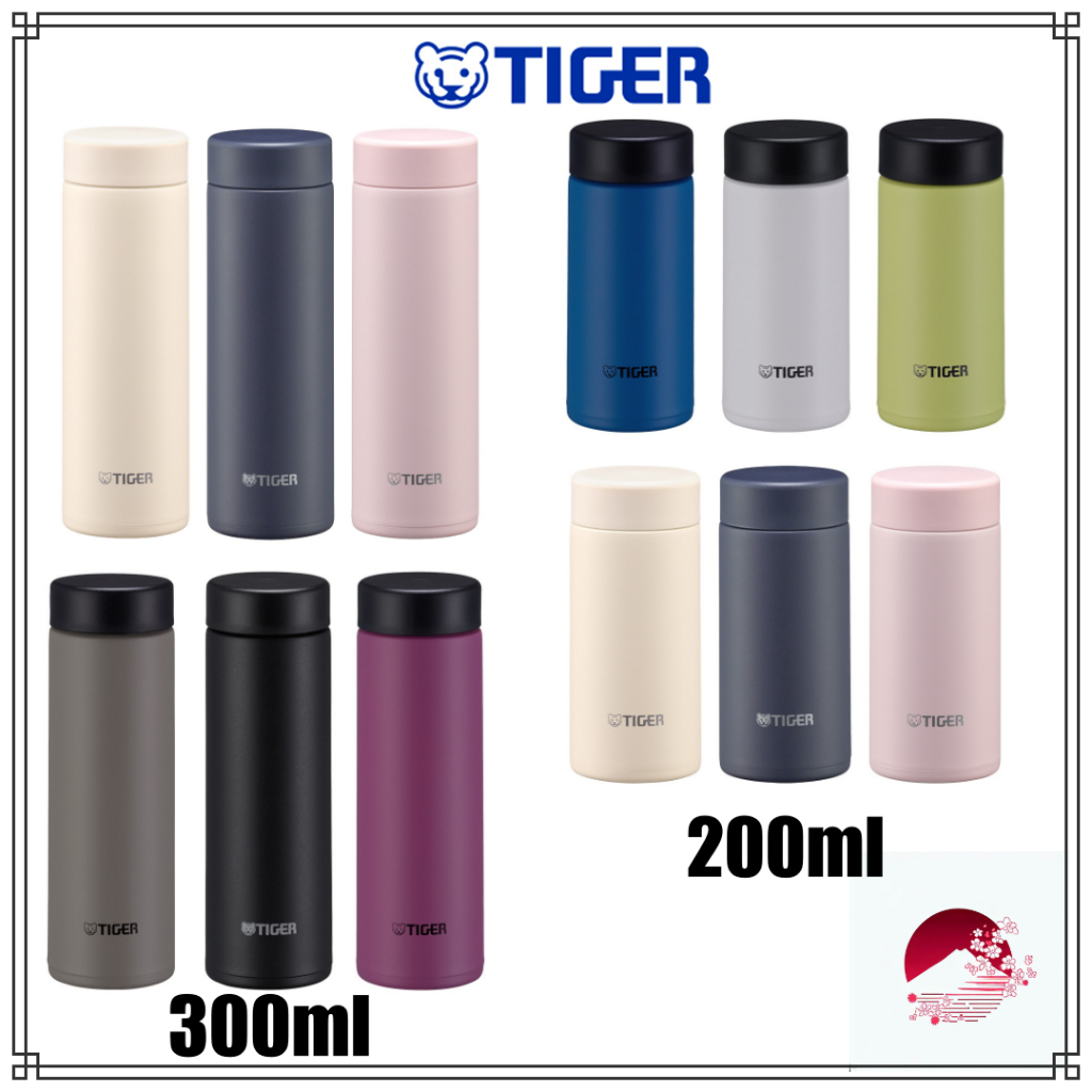 【Direct from Japan】TIGER Water bottle Thermos Mug Bottle (MMP-W020/W021 200ml )(MMP-W030/W031 ...
