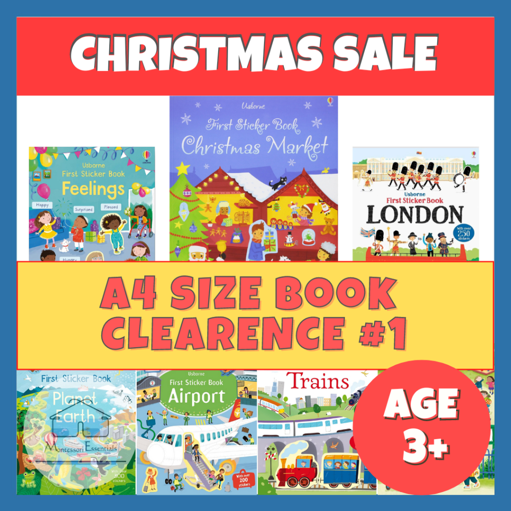 [CLEARANCE] Usborne First Sticker Book #1 Early Children Educational ...