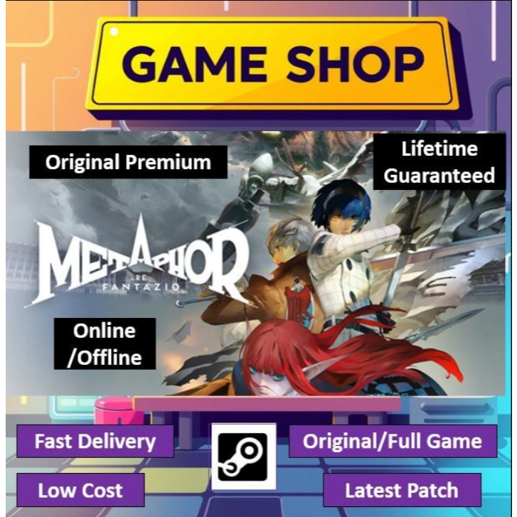 Metaphor: ReFantazio STEAM Game Account [Steam Offline] [Full DLC] PC ...