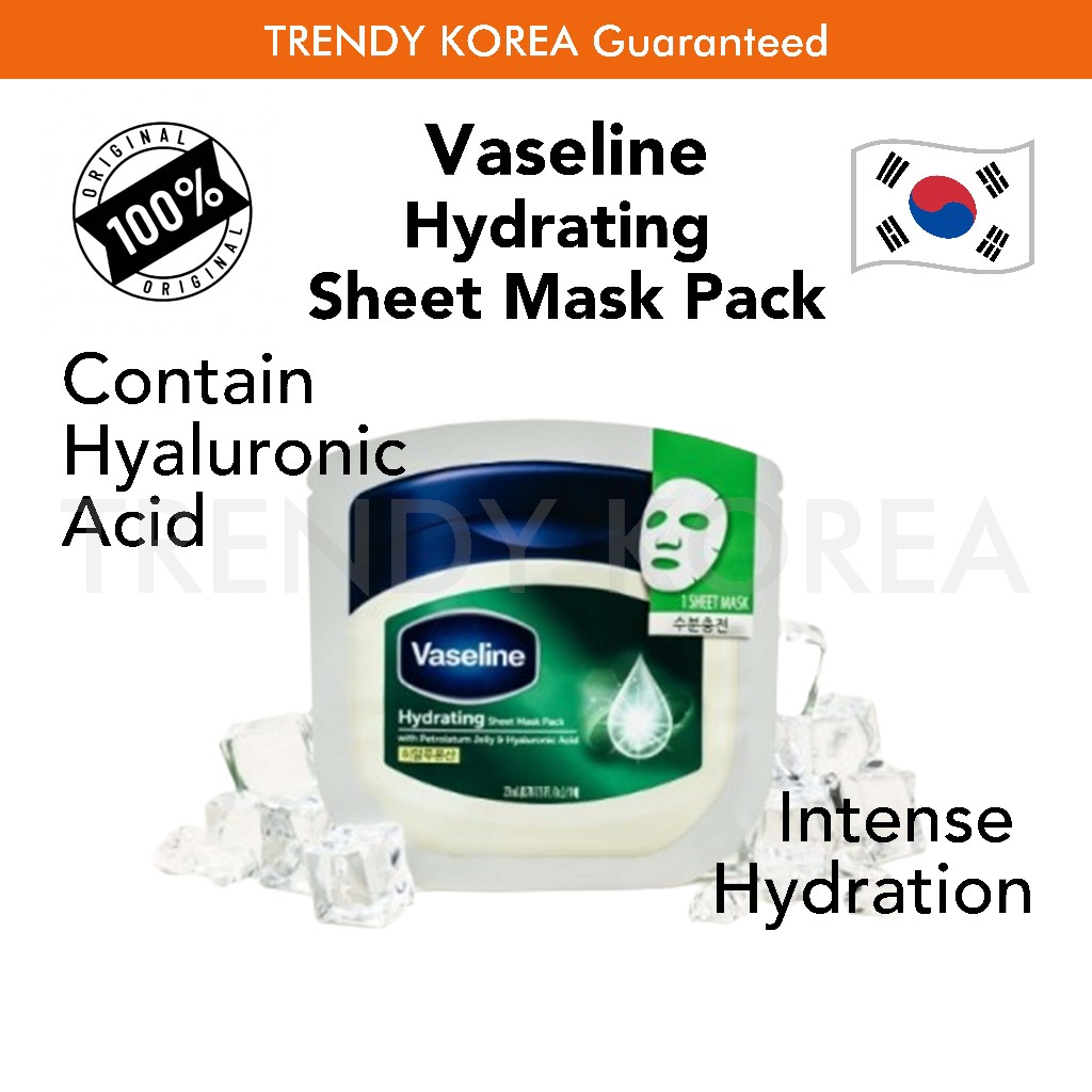 Vaseline Hydrating Sheet Mask Pack, Face Mask & Packs, 1 piece (Mask ...