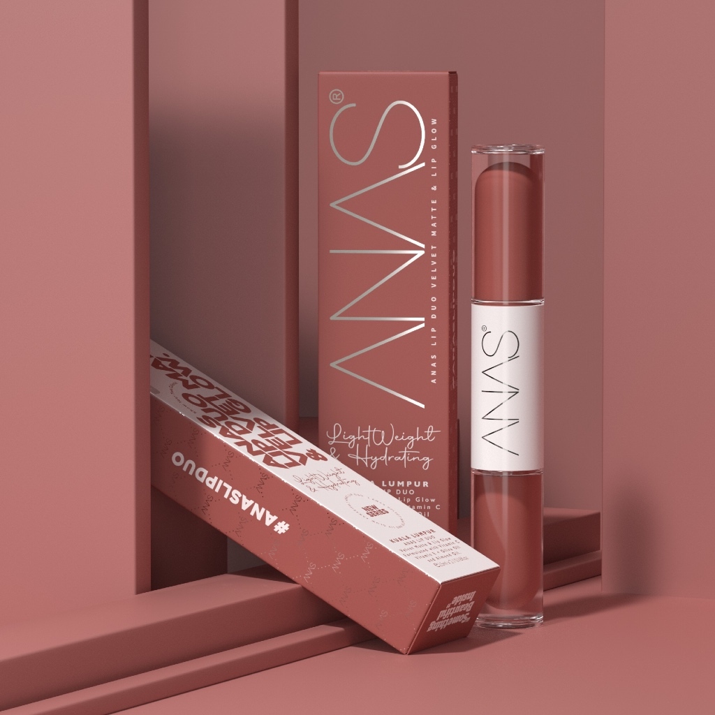 ANAS Lip Duo | Velvet Matte (FULL-MATTE) + Super Shine Lip Gloss | Long ...