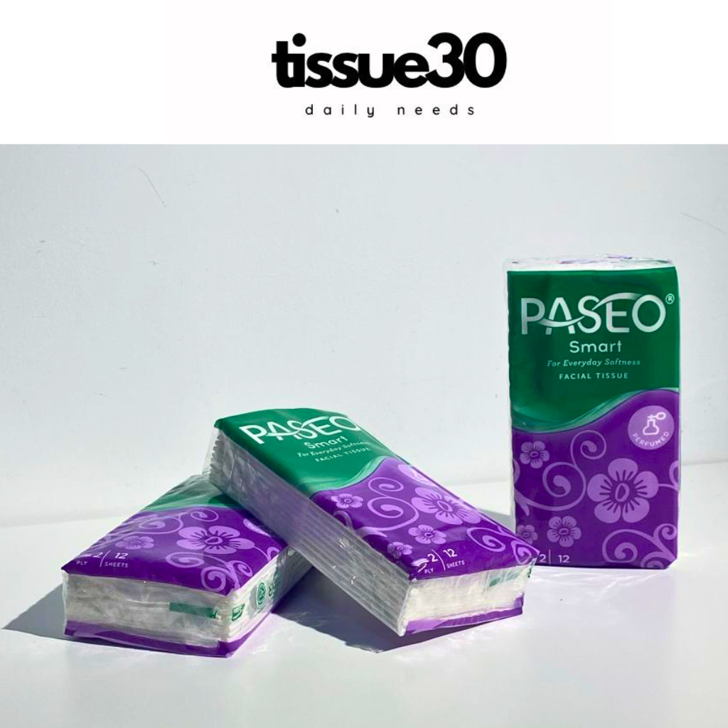 [SG Local] Soft Pocket Tissue Paseo 2Ply Thick Smart Facial Perfumed ...